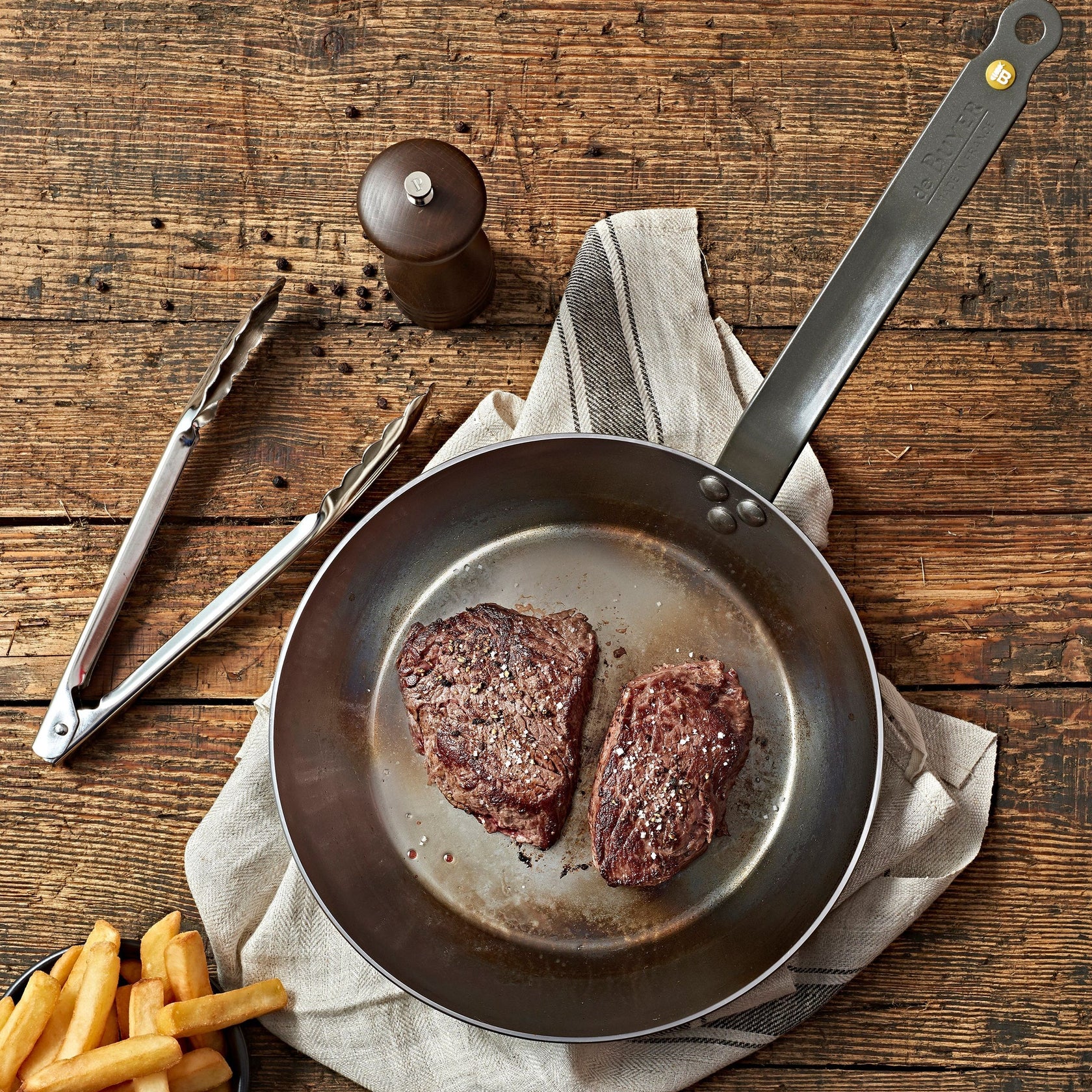 MINERAL B Carbon Steel Fry Pan | de Buyer USA